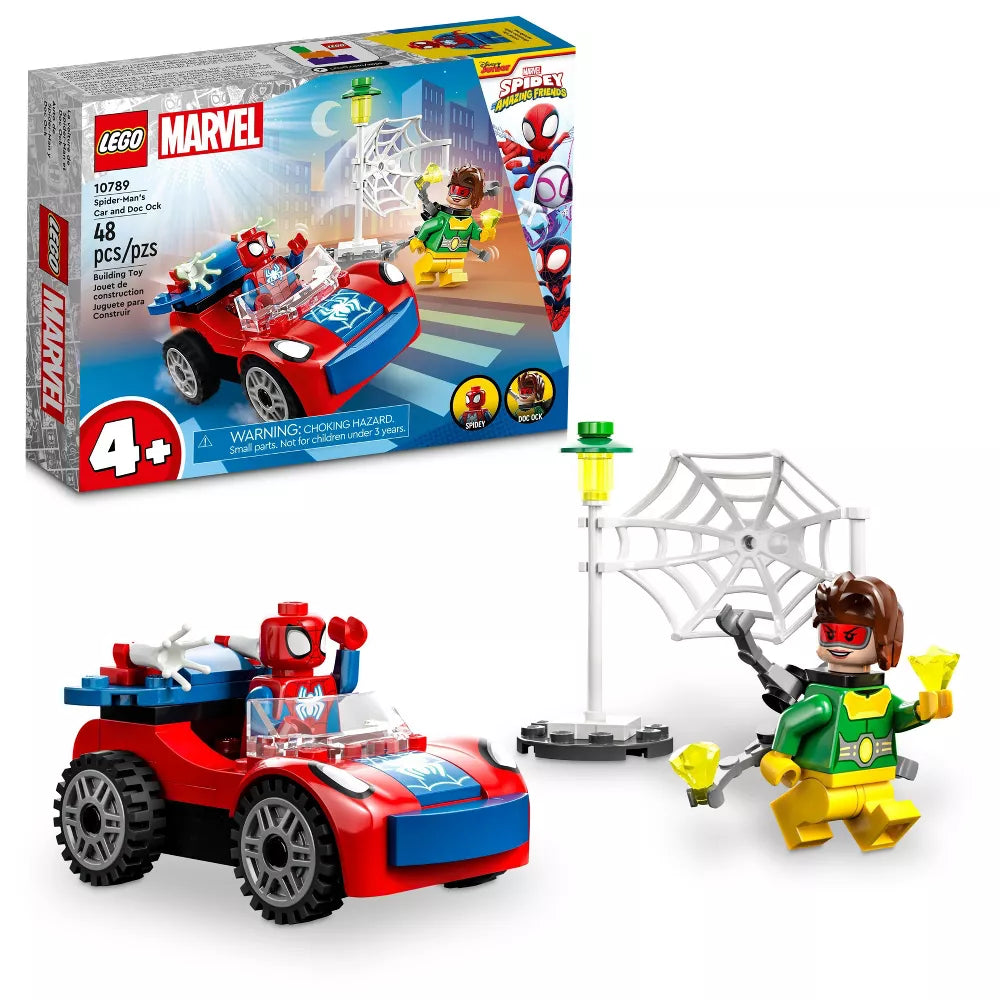 LEGO Marvel Spider-Man Car and Doc Ock Spidey Toy 10789 – Keevado Store