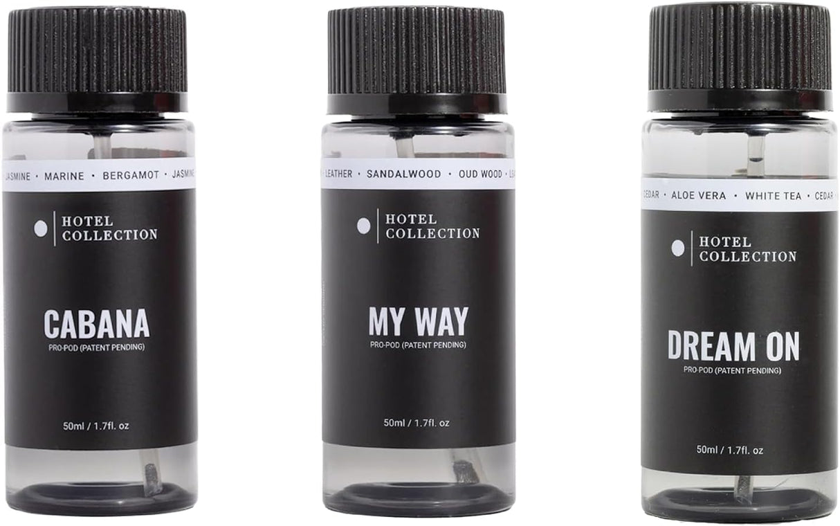 Hotel Collection Pro Pod Diffuser Oil Bundle - My Way. Cabana, Dream O ...