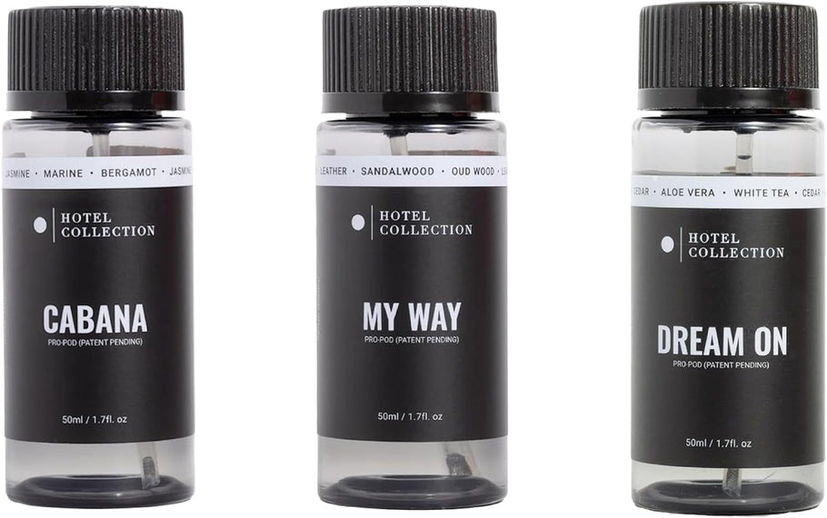 Hotel Collection Pro Pod Diffuser Oil Bundle - My Way. Cabana, Dream O ...