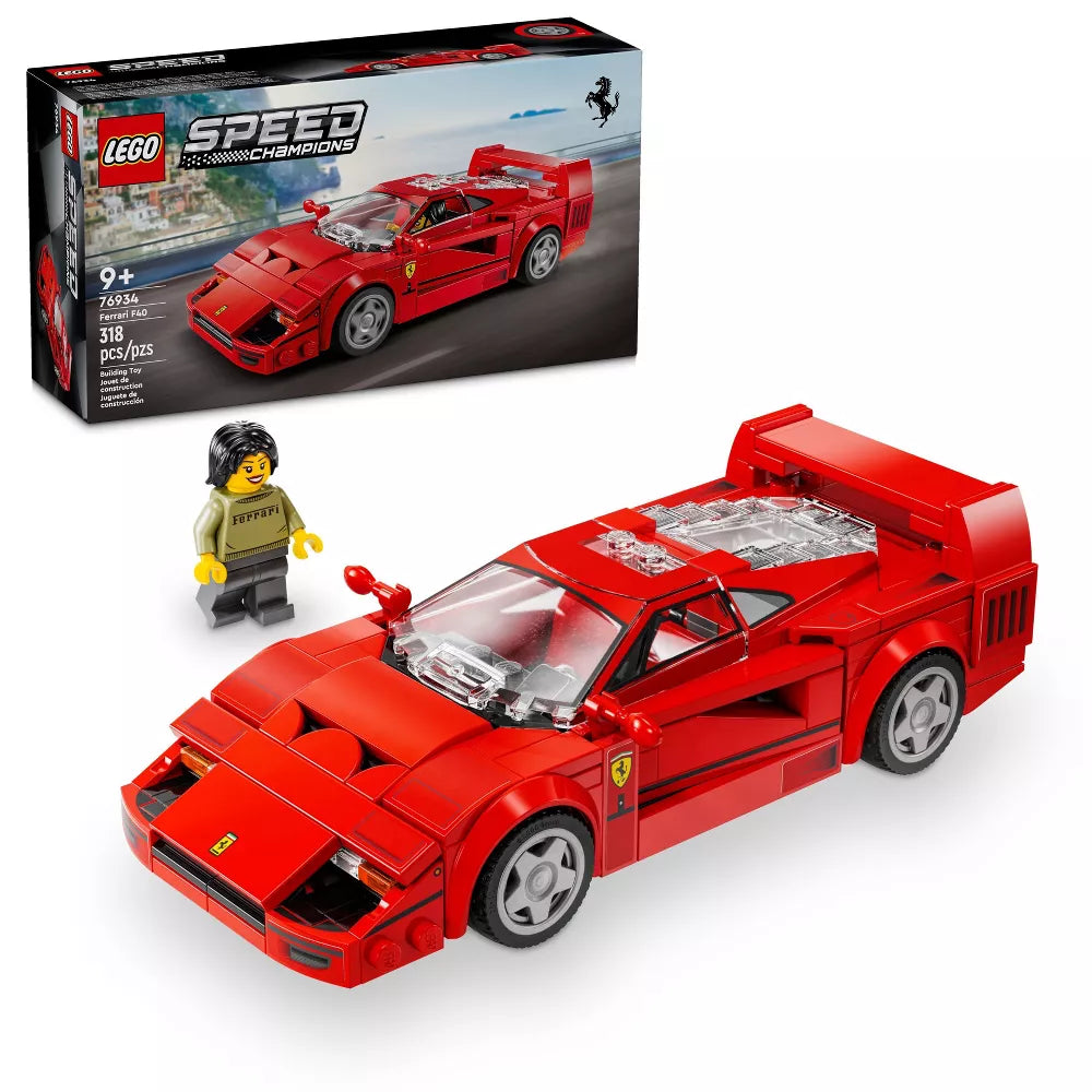 LEGO Speed Champions Ferrari F40 Supercar Building Set 76934 – Keevado Store