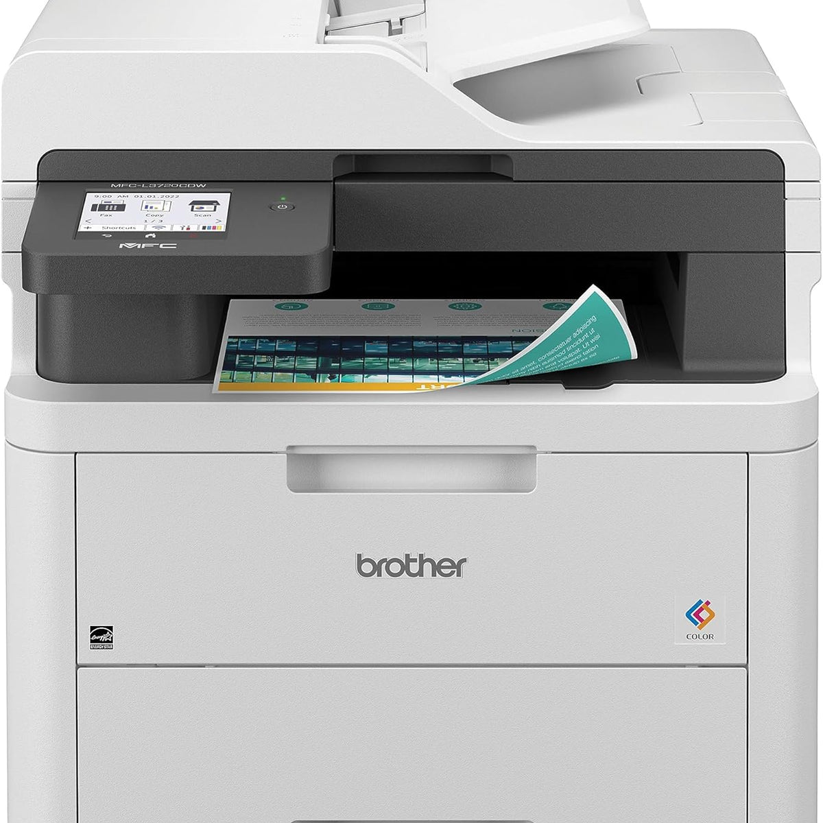 Brother MFC-L3720CDW Wireless Digital Color All-in-One Printer with La ...