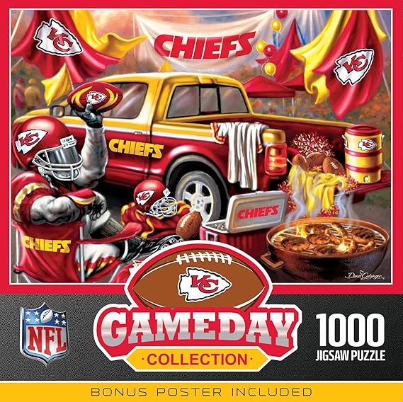 MasterPieces NFL Gameday Puzzles Collection - NFL Gameday Tailgate 100 ...