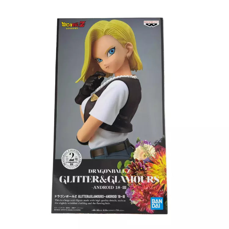 Android 18 Figure Dragon Ball Z Glitter Glamours III Banpresto Blue Je ...